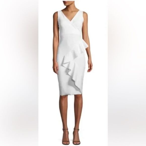 Chiara Boni | Dresses | Nwt Chiara Boni Lapetite Robe Ceren White Wrap ...